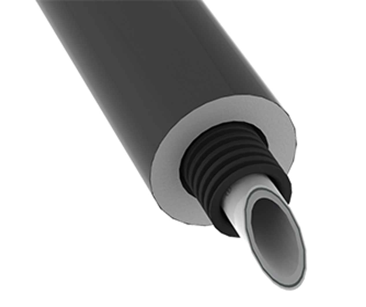 AluComposite putki suojaputkessa eristeellä 16x2, 50 m